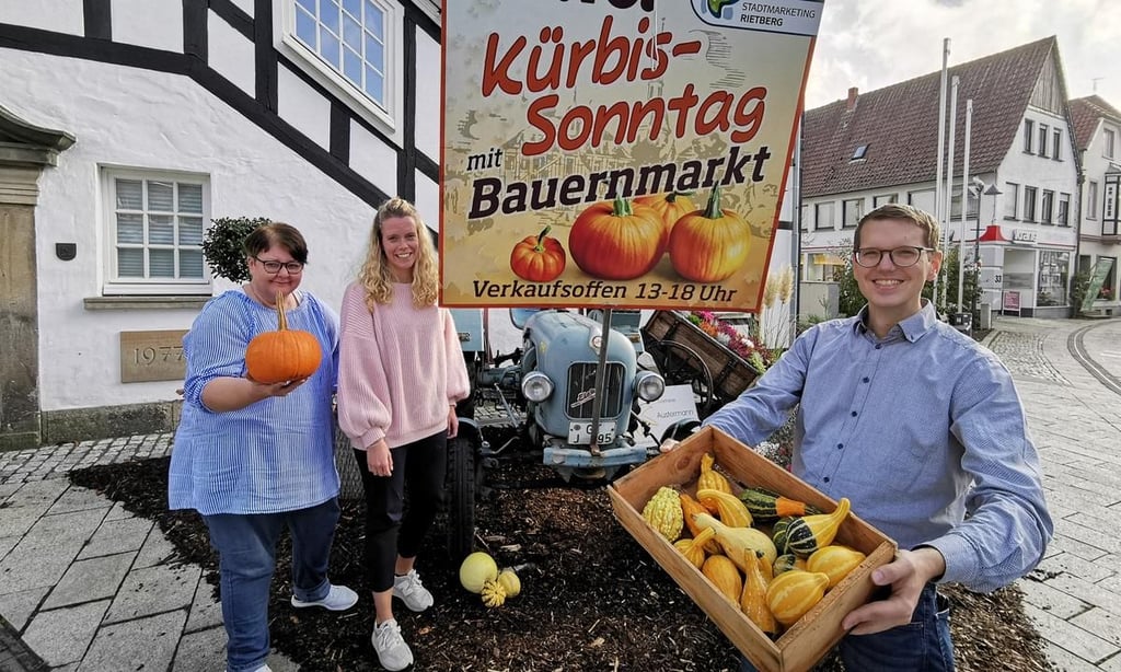 Kürbisse rollen am Sonntag durch Rietberger Innenstadt
