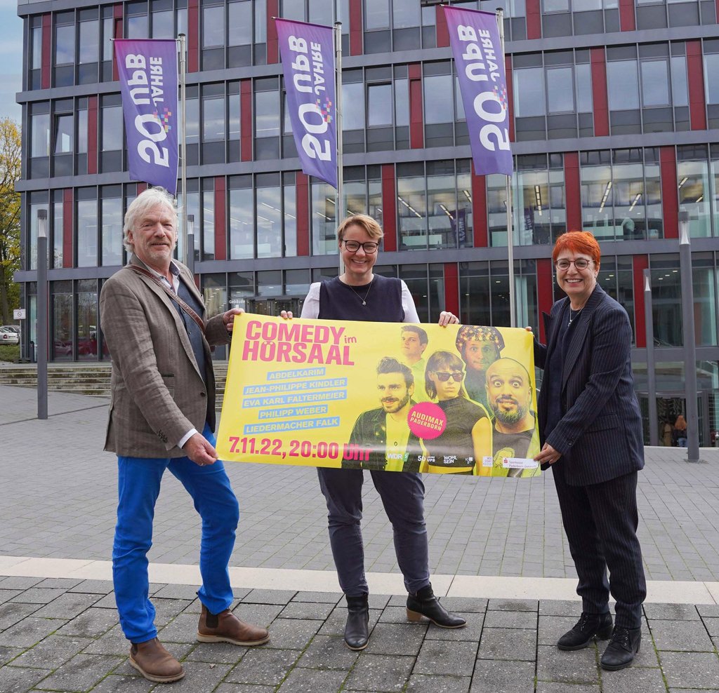 Comedy zieht in Paderborner Hörsaal ein