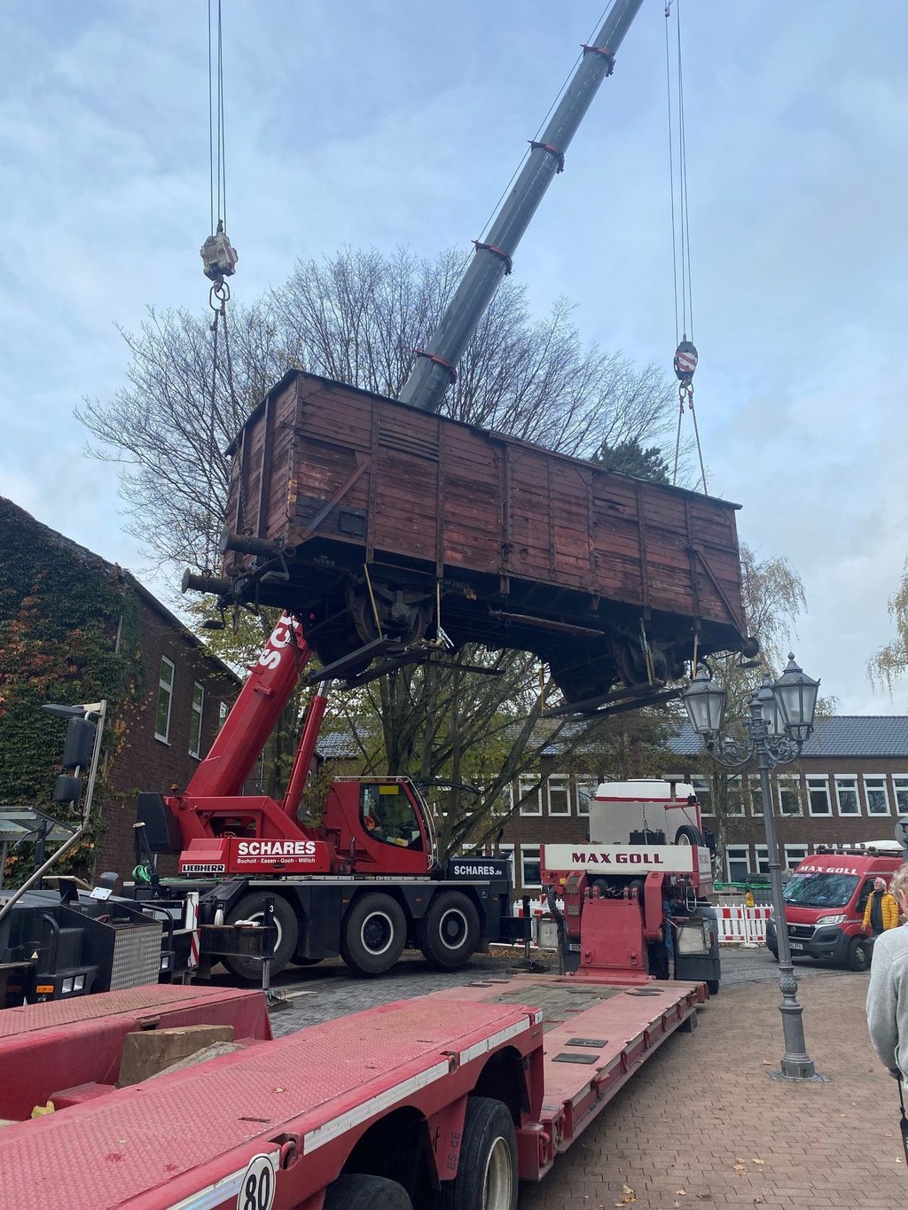 Auschwitz-Waggon auf Umwegen zu Theater in Erkelenz