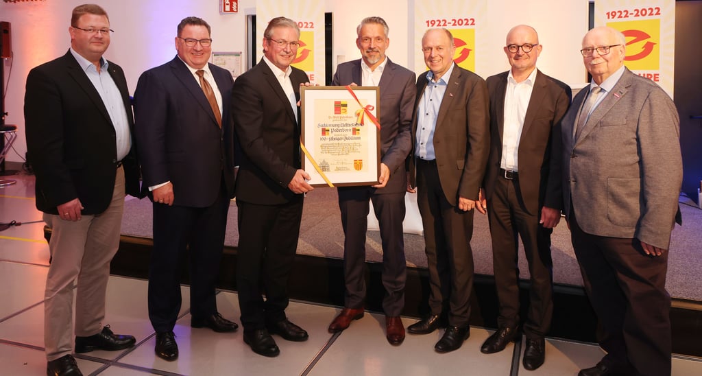 Fachinnung Elektrotechnik Paderborn feiert ihr 100-jähriges Bestehen