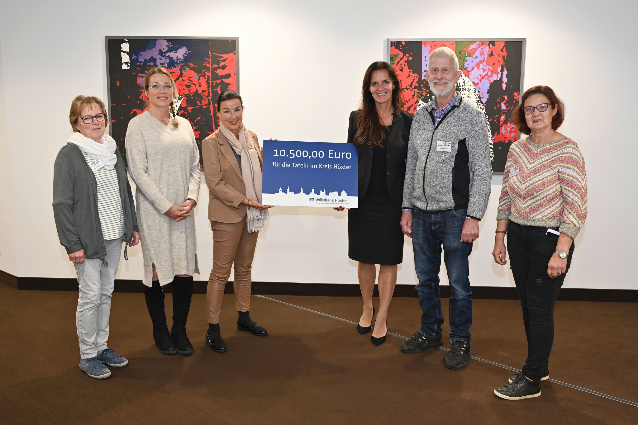 Sonderspende von 10.500 Euro für die Tafeln im Kreis Höxter