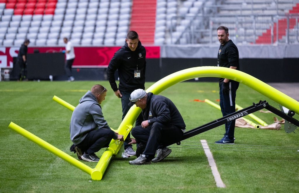 Wie aus der Allianz Arena ein NFL-Stadion wurde Wie aus der Allianz Arena ein NFL-Stadion wurde