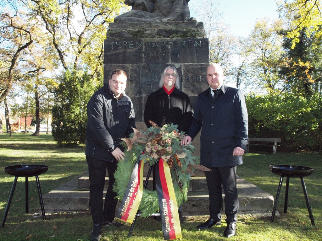 Volkstrauertag Schlangen im Zeichen des Ukraine-Krieges