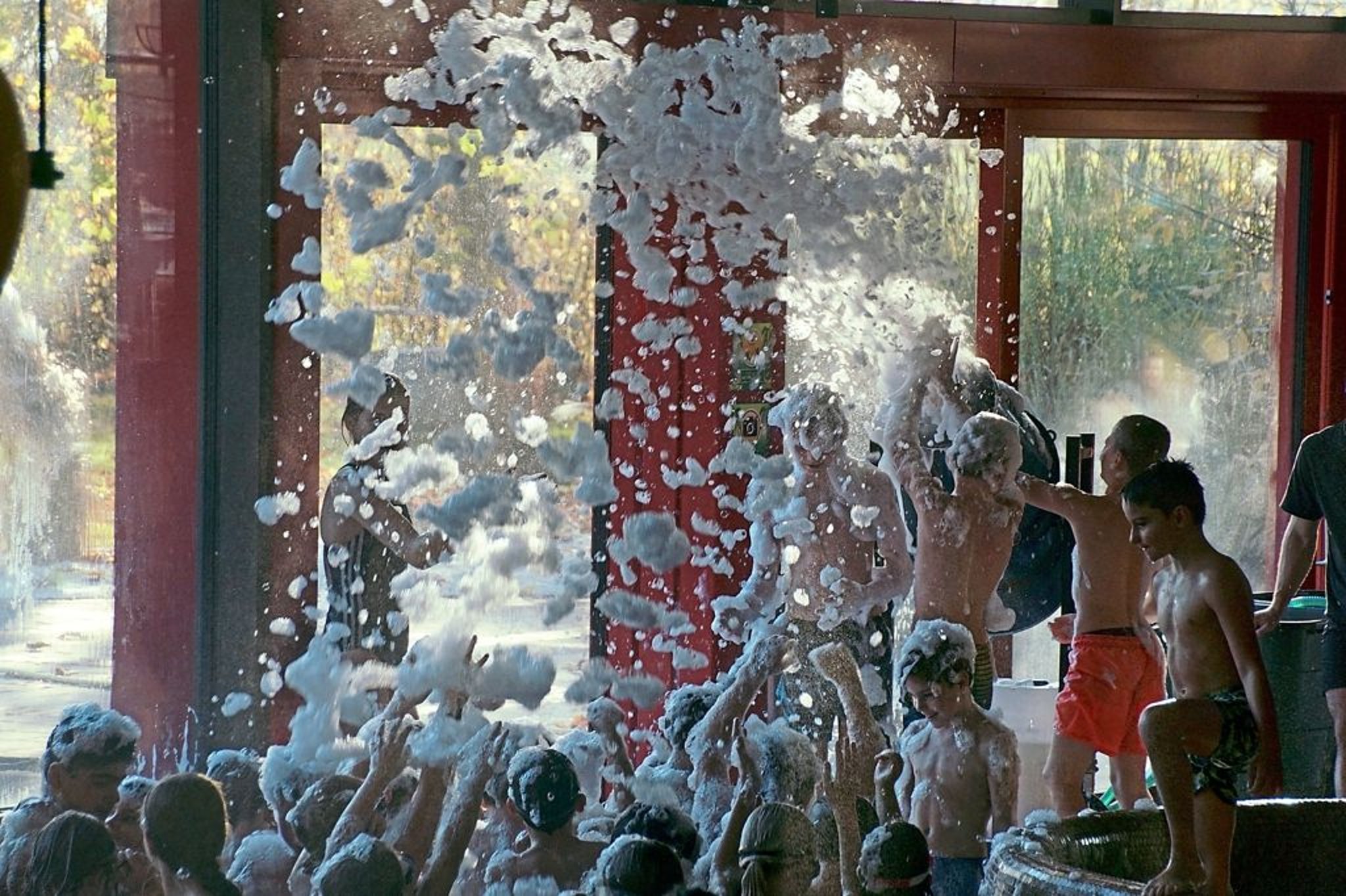 Schaumparty zum Jubiläum