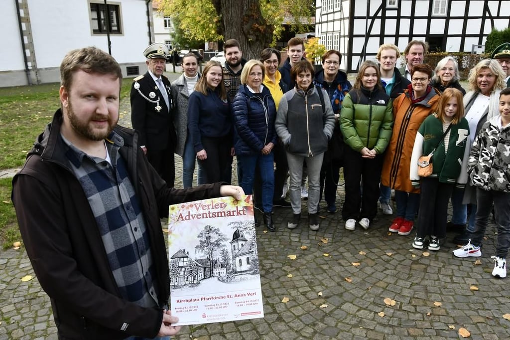 Ab 2. Dezember ist Adventsmarkt am Verler Kirchplatz