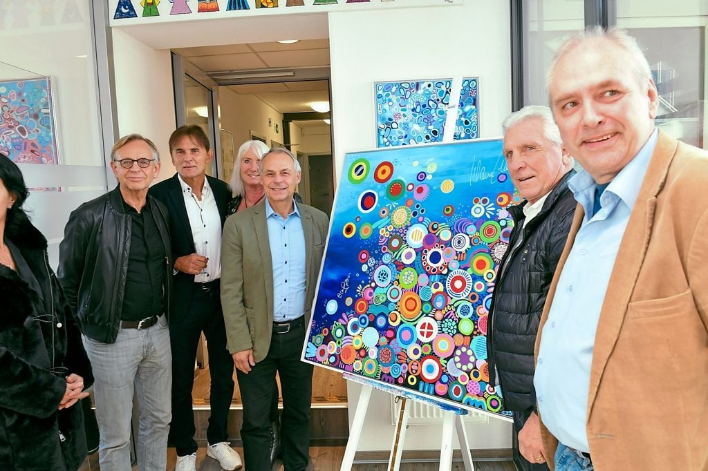 Fußball-Legenden Klaus Fischer und Olaf Thon eröffnen Kunstausstellung ...