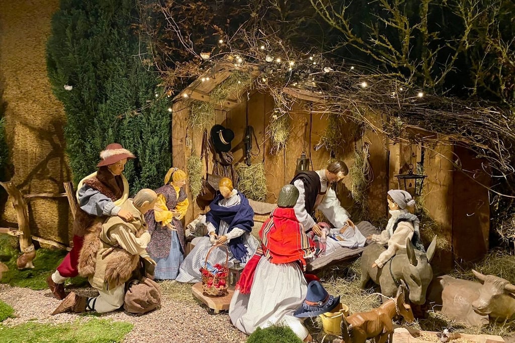 Krippe in Willebadessen erzählt Weihnachtsgeschichte
