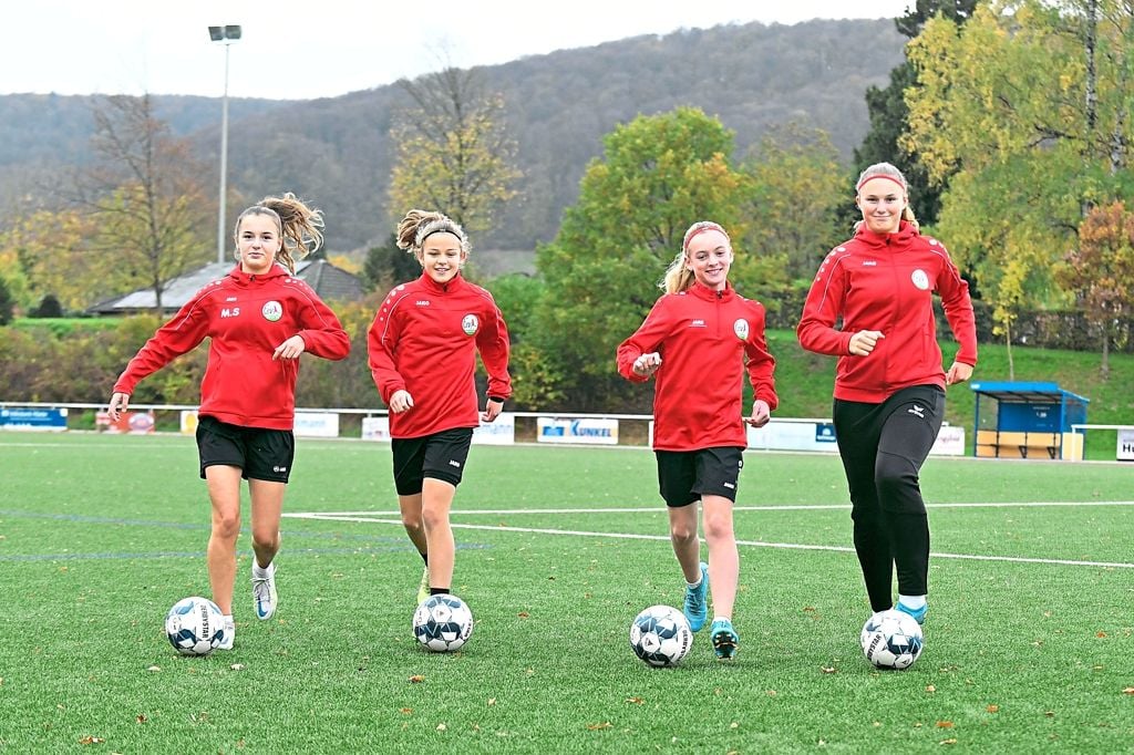 Ein Quartett in der Regionalliga: Matilda Schmidt aus Bad Driburg ...