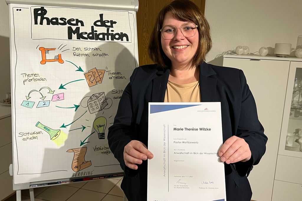 Mit Mediation will Marie Therése Witzke Menschen zueinander führen