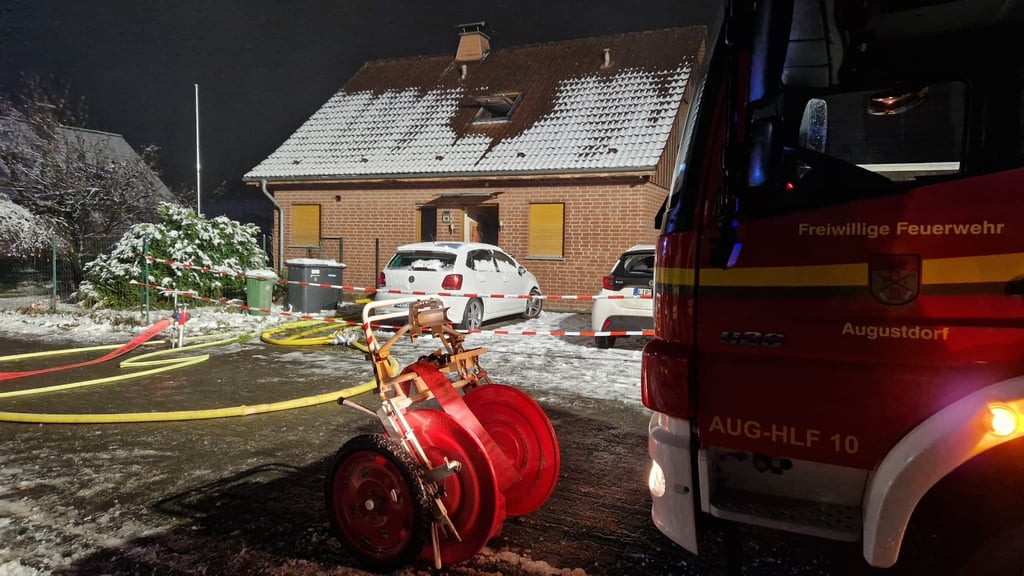 Ehepaar stirbt bei Feuer in Augustdorf