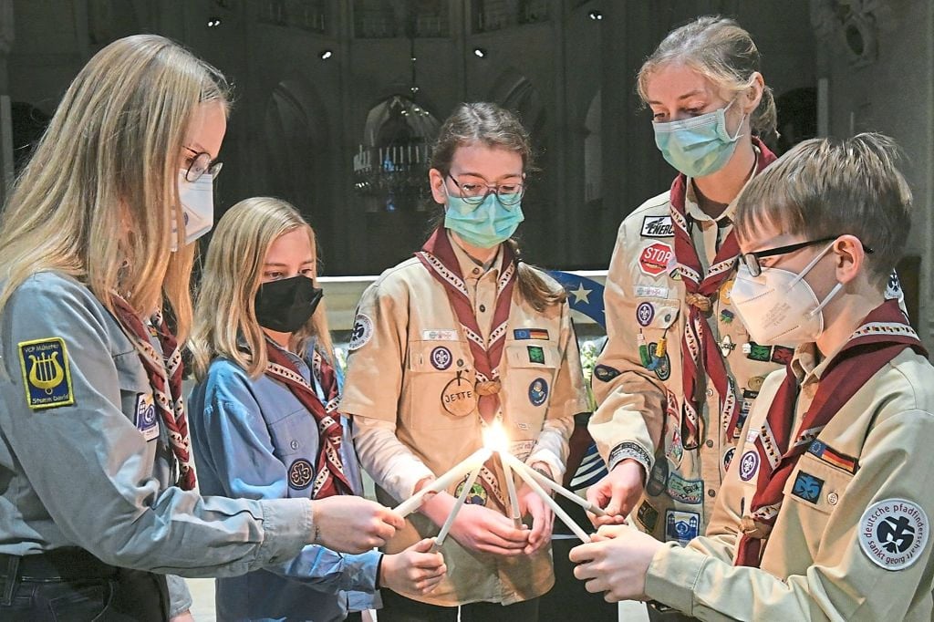 Münster: Ein Licht für den Frieden