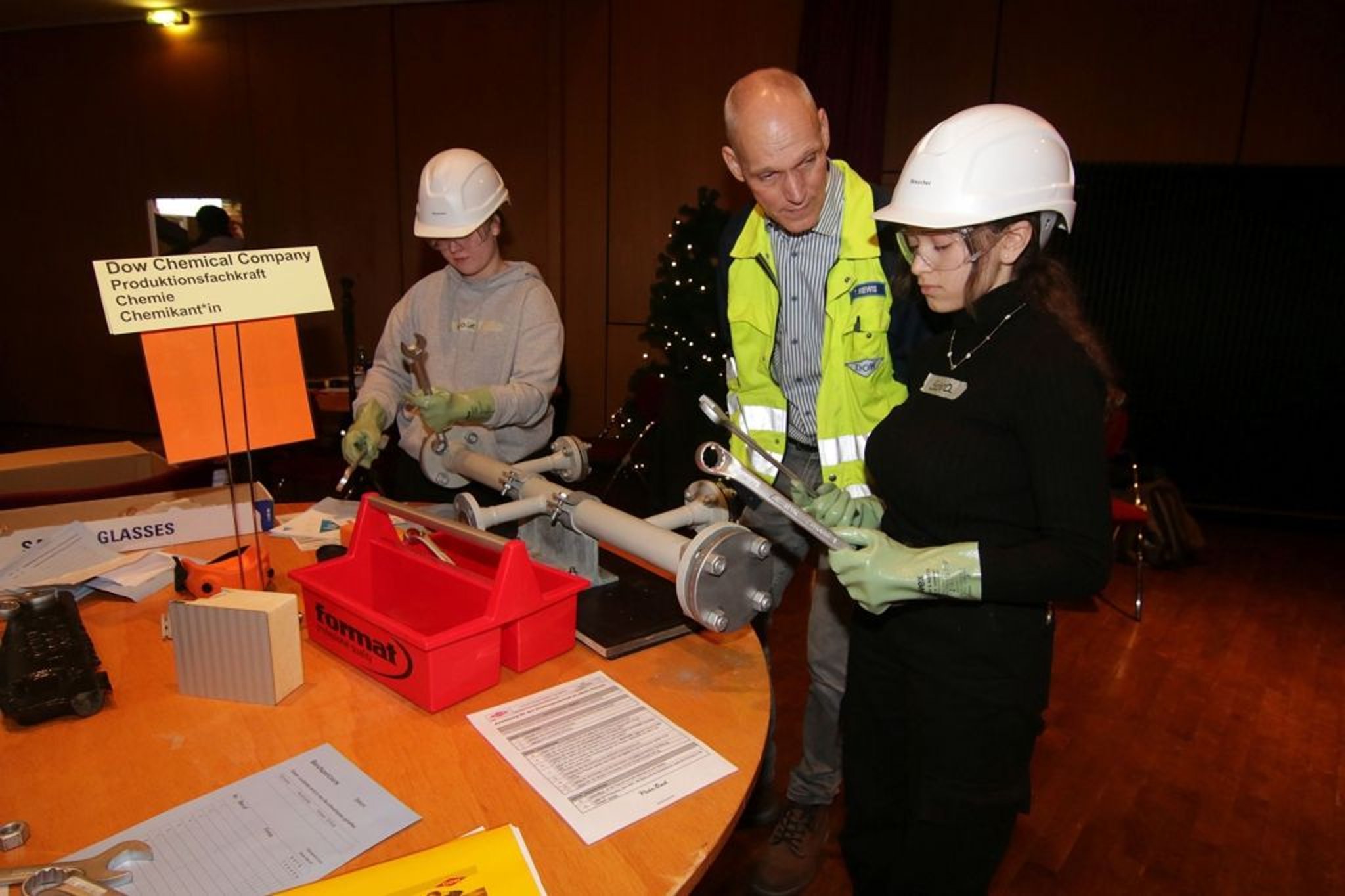 Hände und Kopf im Einsatz