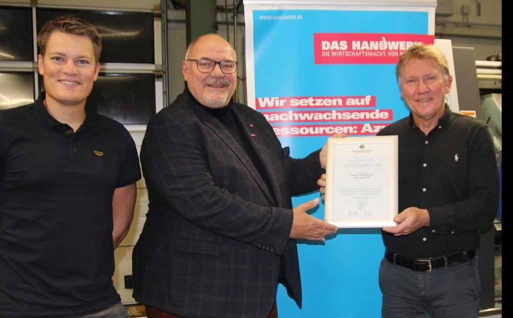 Marienfelder Betrieb für Ausbildung ausgezeichnet