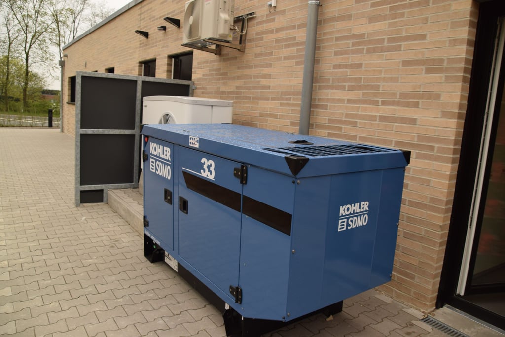 Krisenzentrale im Rathaus mit Notstrom