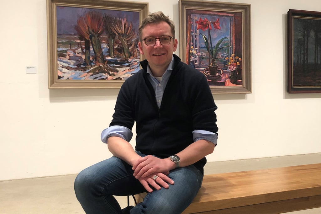 Seit zehn Jahren leitet David Riedel das Böckstiegel-Museum in Werther ...