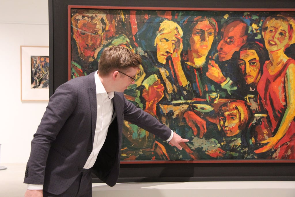 Seit zehn Jahren leitet David Riedel das Böckstiegel-Museum in Werther ...