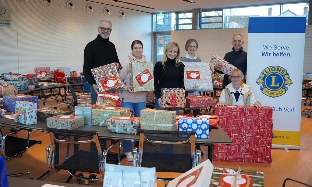 Lions-Club Verl sammelt Geschenke für Kinder