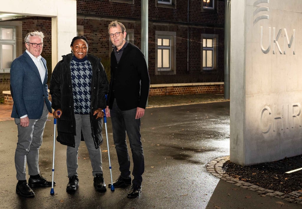 Nach Schussverletzung: Kamerunerin wurde am UKM erfolgreich operiert