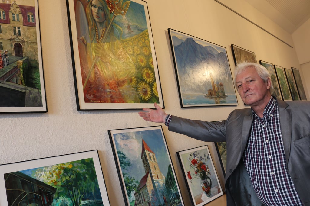 Ukrainischer Künstler Mykola Sopilnjak stellt in Kirchlengern aus