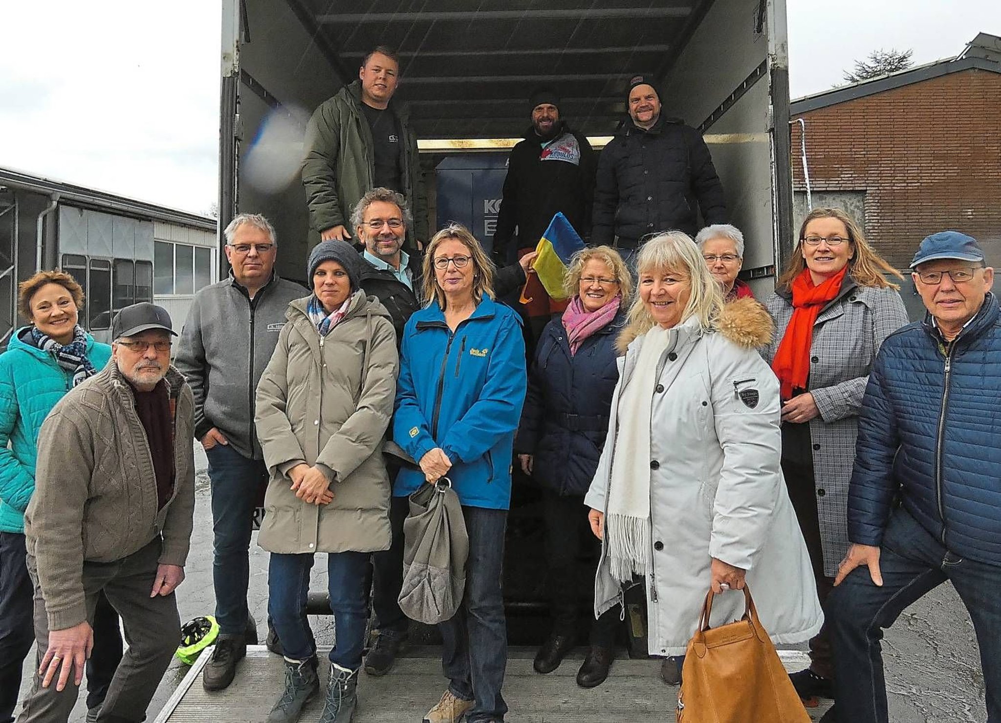 Hilfsgüter auf dem Weg nach Malyn