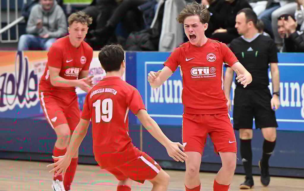 Der Finaltag der Hallen-Stadtmeisterschaften der B-Junioren in Bildern