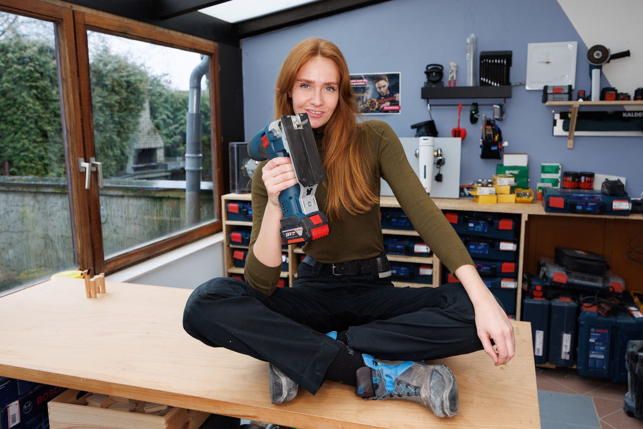 Influencerin Sandra Hunke aus Schlangen macht Werbung für das Handwerk