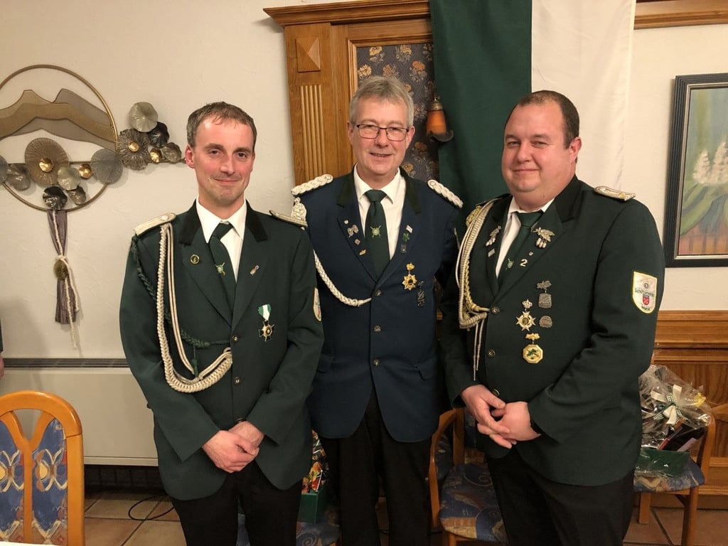 Weher Schützen verabschieden Christian Haake