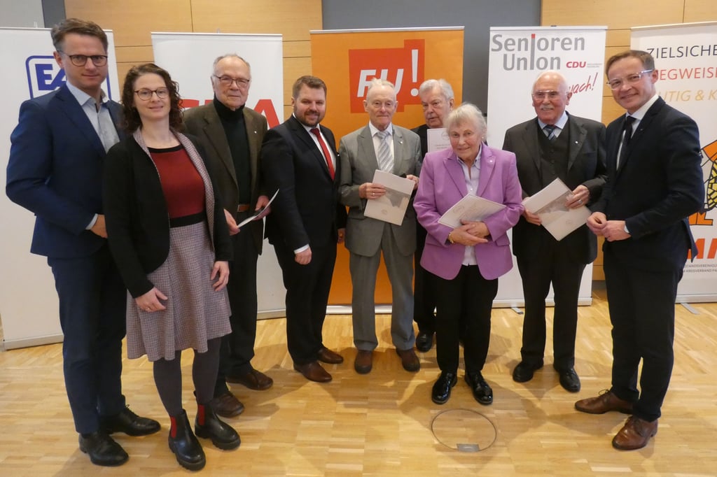 CDU Paderborn ehrt langjährige Mitglieder bei Neujahresempfang