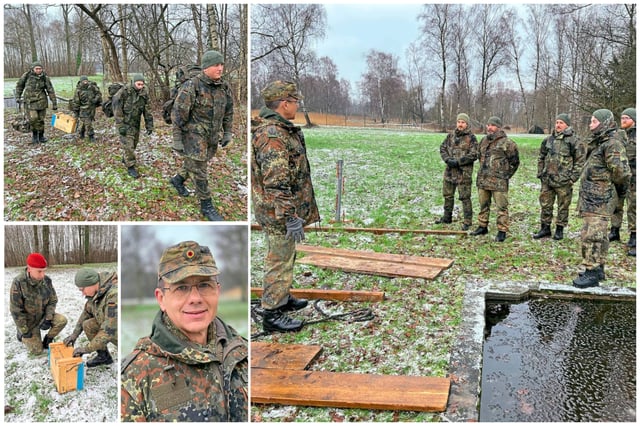 Lützow-Kaserne in Münster-Handorf: Im Einsatz für den Heimatschutz
