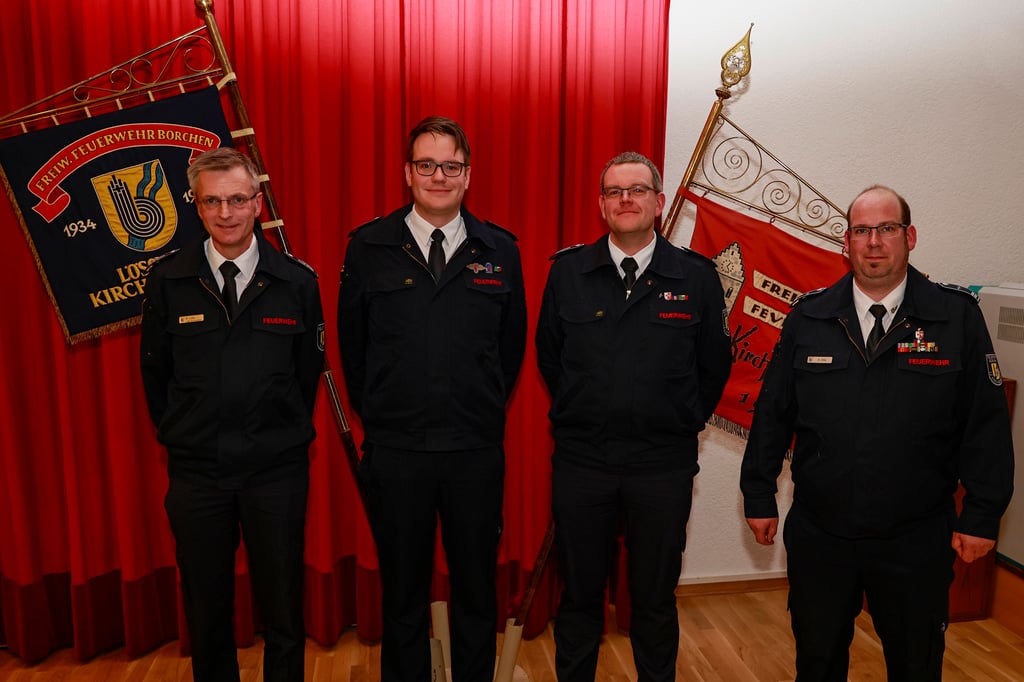 Löschzug Kirchborchen zu vielen Einsätzen in Borchen alarmiert