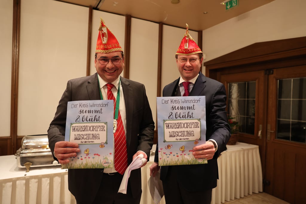 Landrat und Bürgermeister reimen sich scheckig