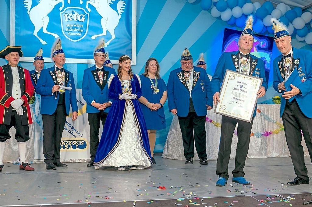 Grünagel ist jetzt Ehrenpräsident