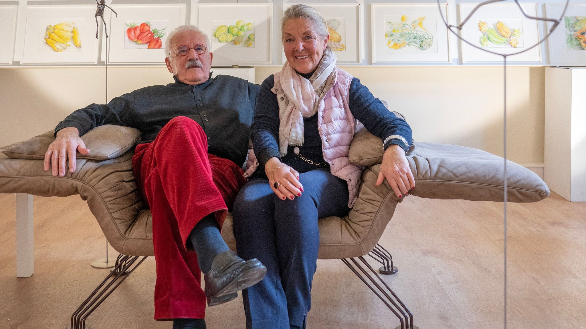 Teestunde in der Galerie