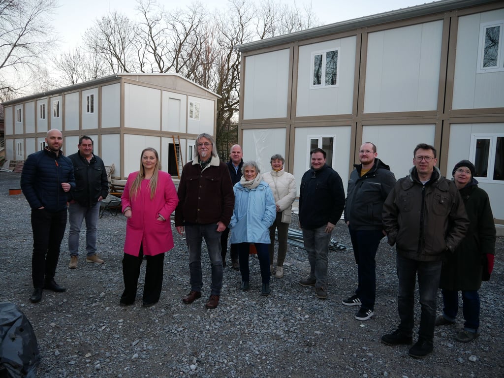 Erste Flüchtlinge ziehen im April in Wohncontainer ein
