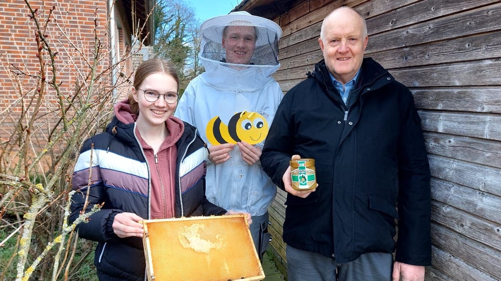 Mit dem Honigfahrrad unterwegs