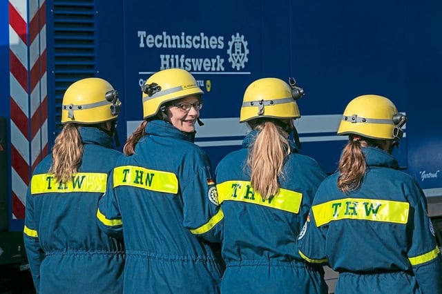Frauen beim THW Gronau
