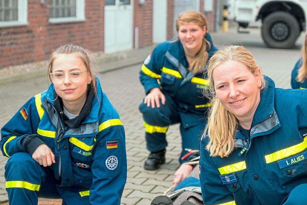Frauen beim THW Gronau