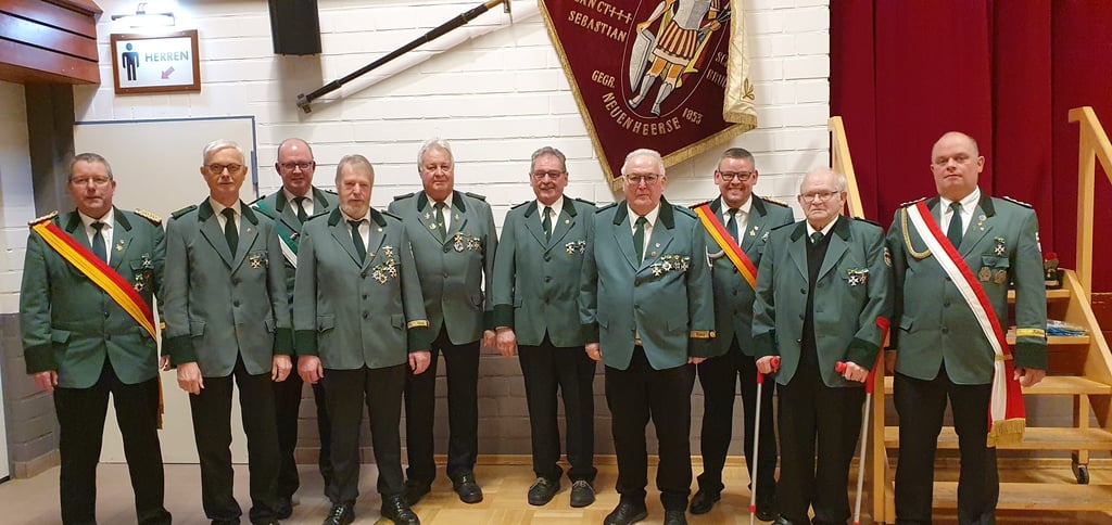 Neuenheerse: Schützen neuer Teilvorstand