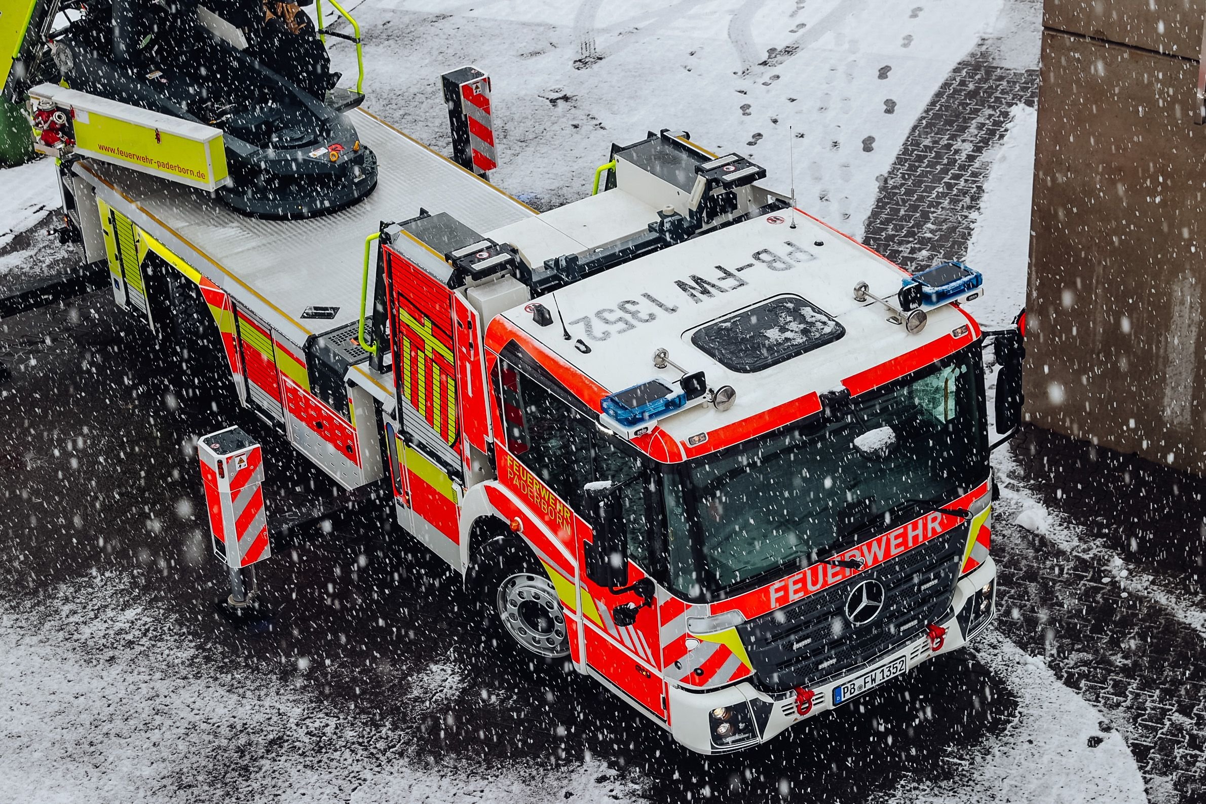 Fotostrecke: Das ist die neue Drehleiter der Feuerwehr Paderborn