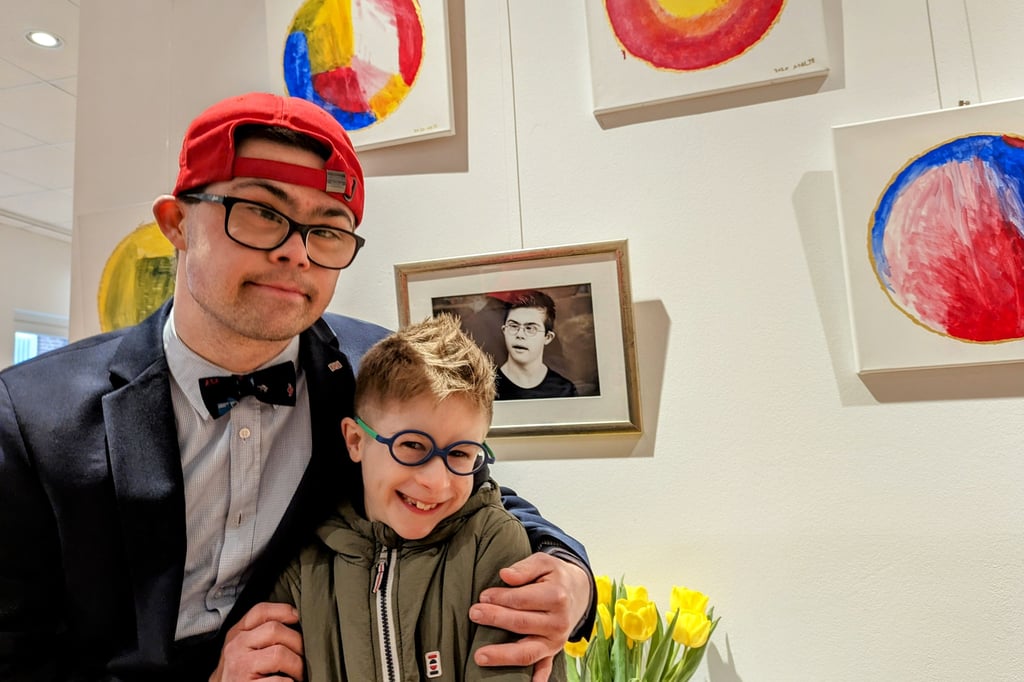 Malte ist Künstler mit Down-Syndrom