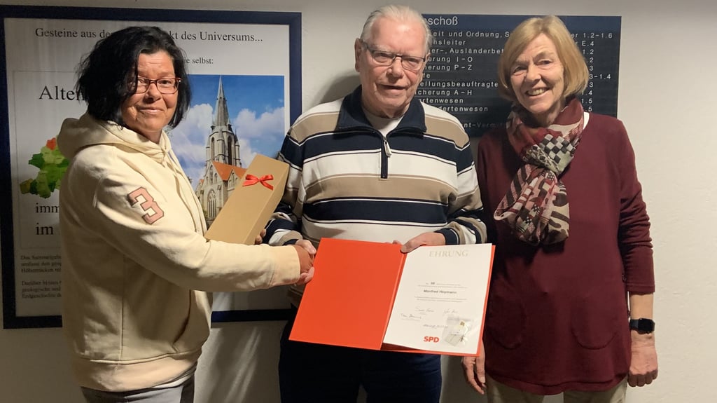 Eine nicht alltägliche Auszeichnung für Manfred Heymann