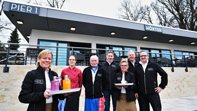 Neues Ausflugslokal „Pier 1 Höxter“ an der Weser geöffnet