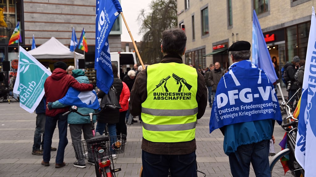 Münster: Mäßiges Interesse am Ostermarsch in der Stadt
