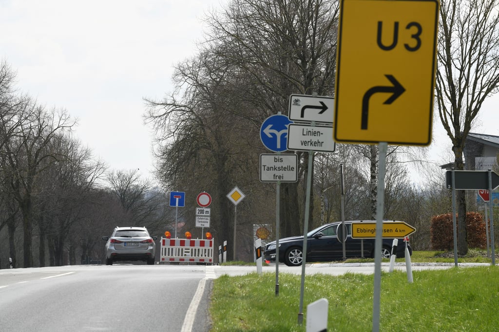 Sperrung der B 68 in Lichtenau: Start ohne Probleme
