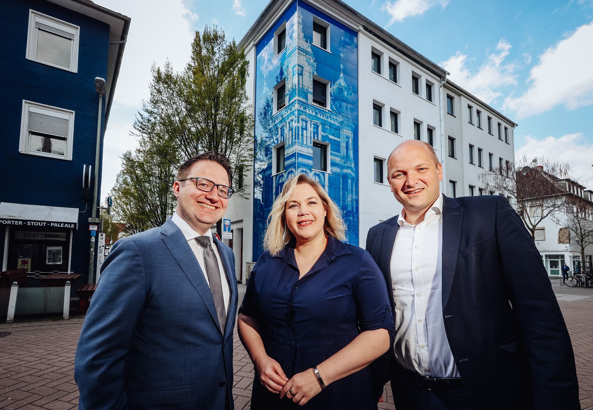 Blickfang in der Heiersstraße in Paderborn enthüllt