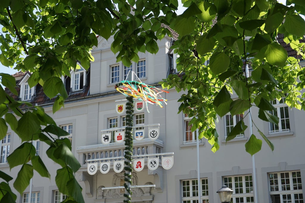 Einfach Party unterm Maibaum