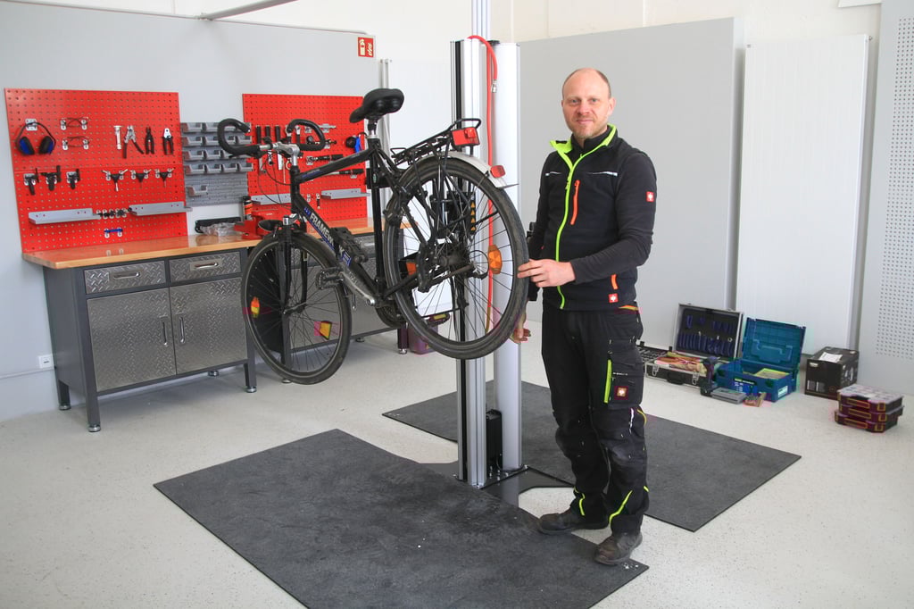 Druckbetankung für platte Reifen