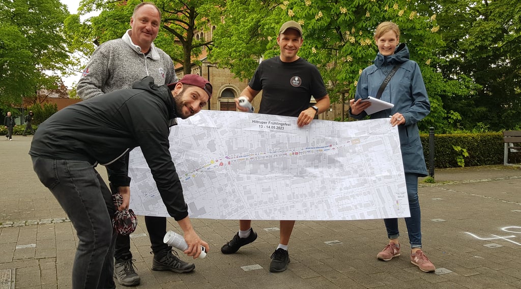 Frühlingsfest in Münster-Hiltrup: Zwei Tage Trubel auf der Marktallee