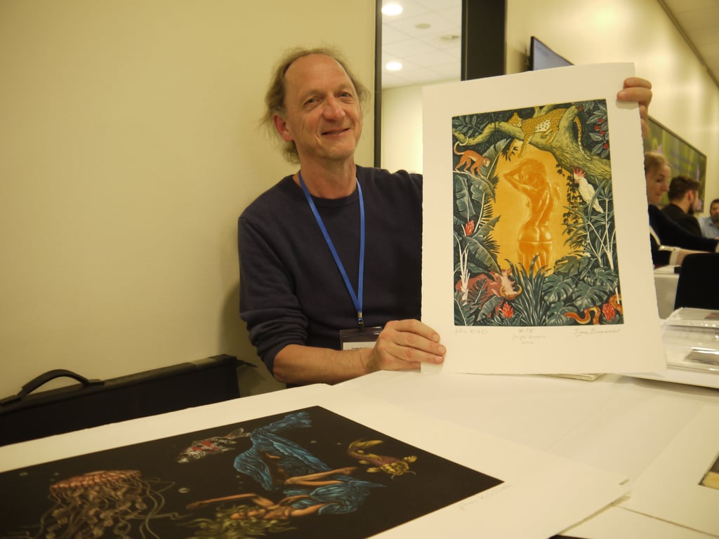 Kunstwerke auf der Exlibris-Tagung 2023 in Paderborn