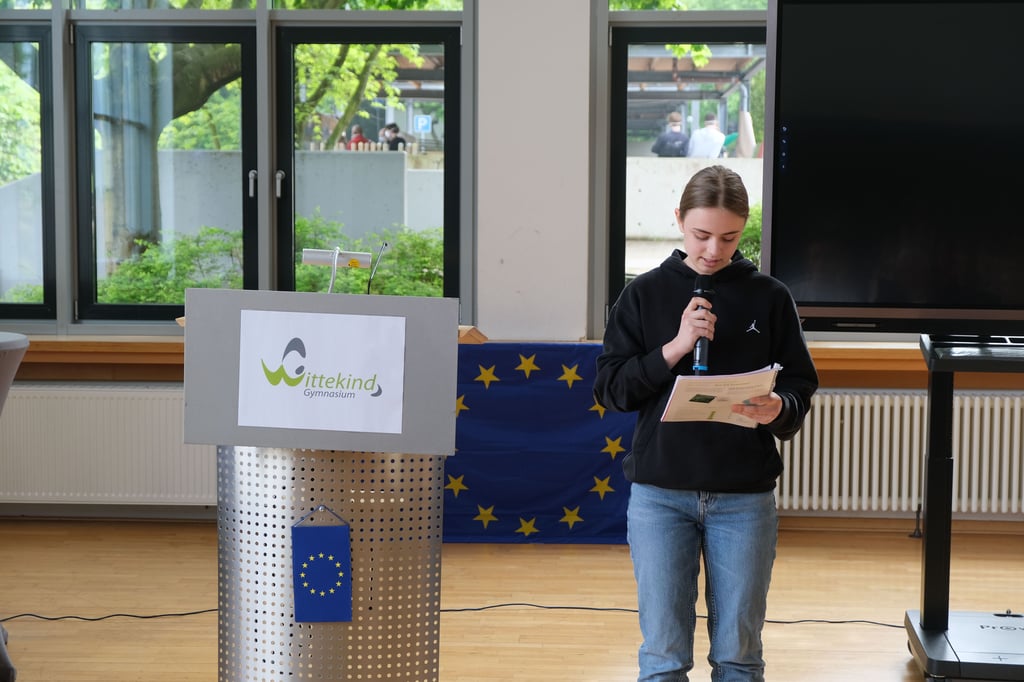 Europatag des Wittekind-Gymnasiums in Lübbecke